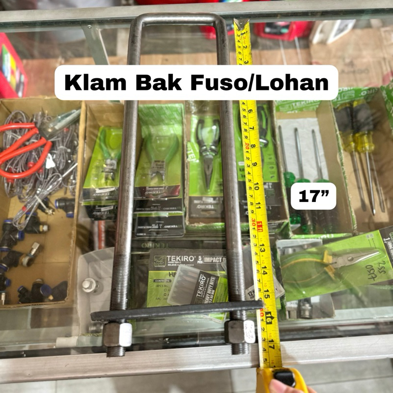 Jual U bolt 17” / Behel / Begol / Klam Bak Sasis Fuso/Lohan | Shopee ...