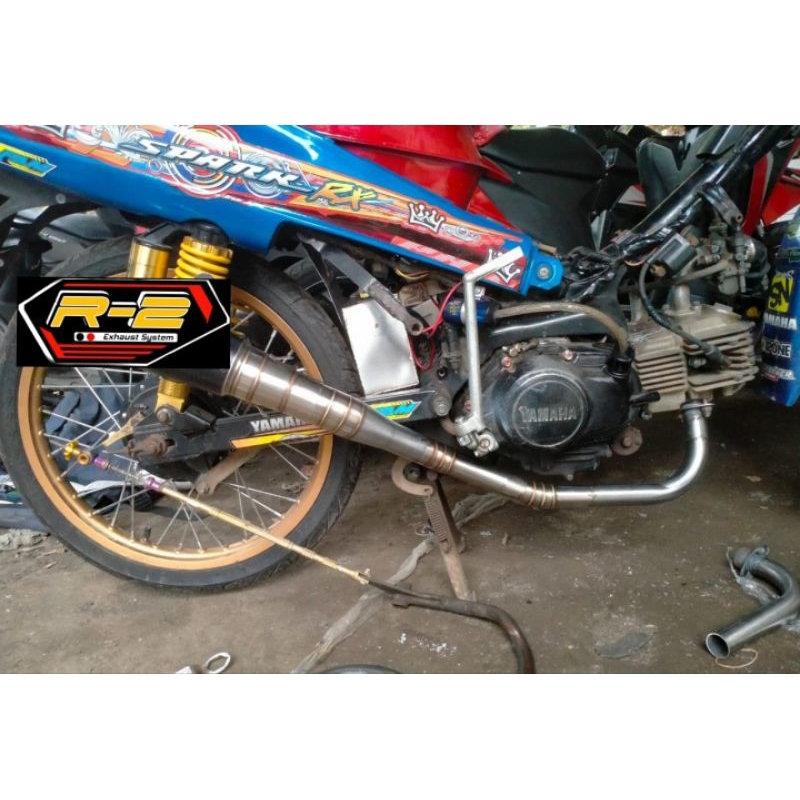 Jual PIPA LEHER KNALPOT 130CC-200CC type AHM JUPITER VEGA SMASH SHOGUN SUPRA NGACENG UNDERBOND ...
