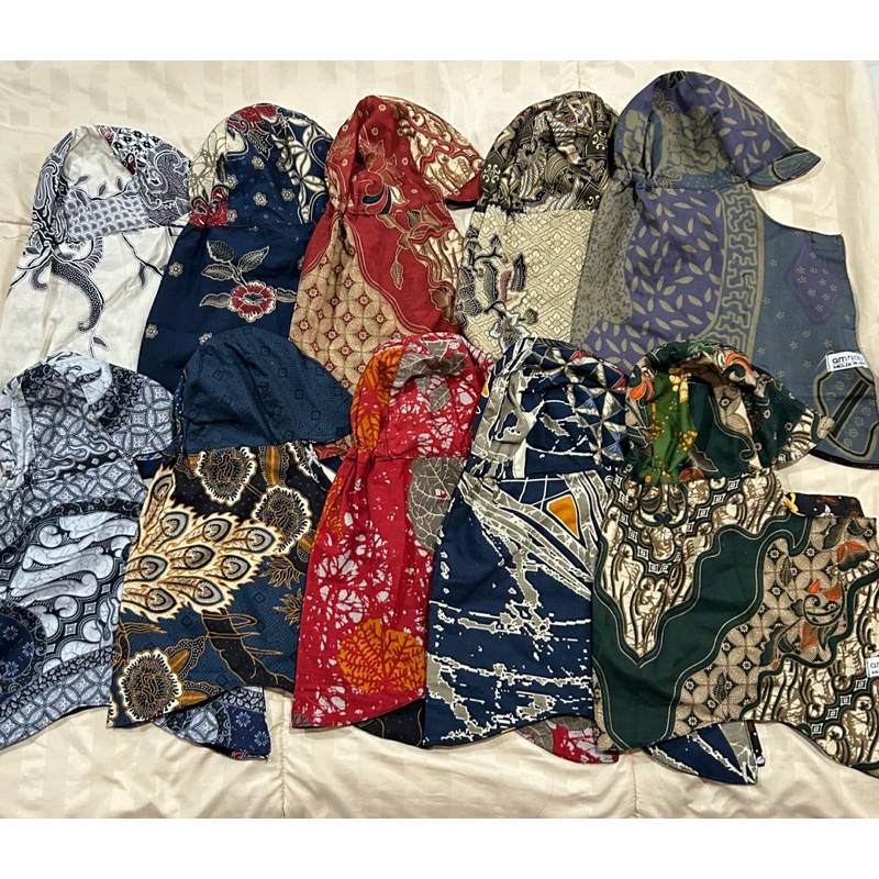 Jual MOTIF BATIK (PAKET 12) TOPI MANCING KERPUS PROYEK WELDING ...