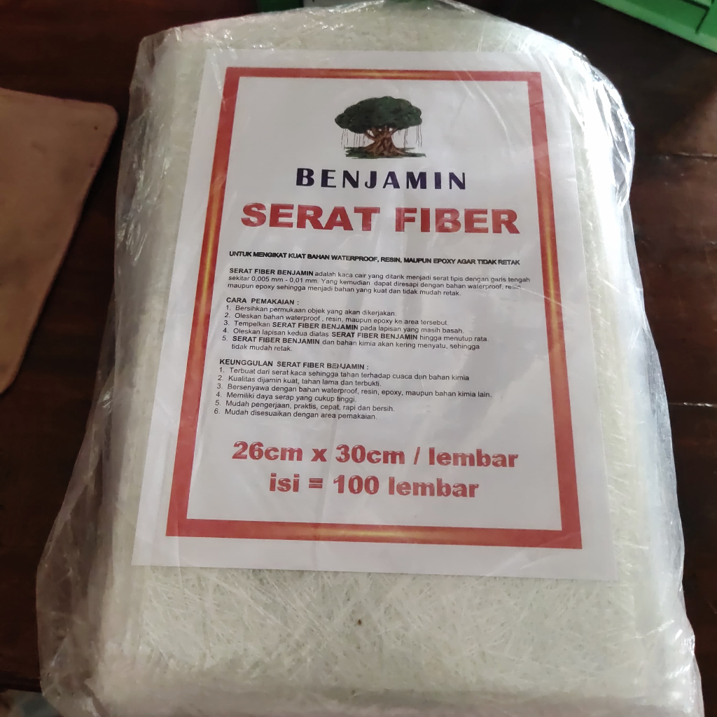 Jual Serat Fiber Kain Kasa Serabut Fiberglass Aquaproof Anti Bocor 30cm ...