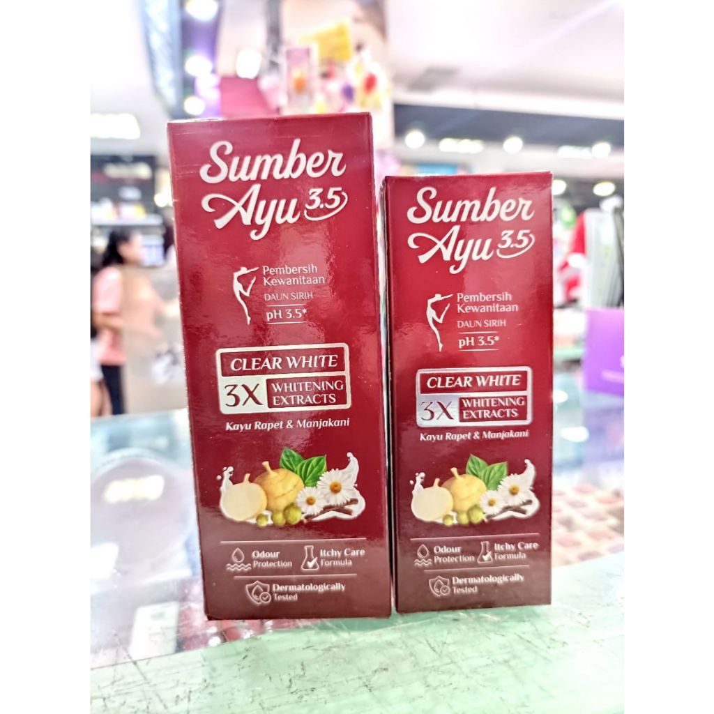 Jual SUMBER AYU Feminine Wash CLEAR WHITE ( BOX MERAH) | Shopee Indonesia