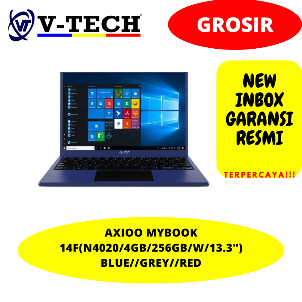 Jual AXIOO MYBOOK 14F(N4020/4GB/256GB/W/13.3") | Shopee Indonesia