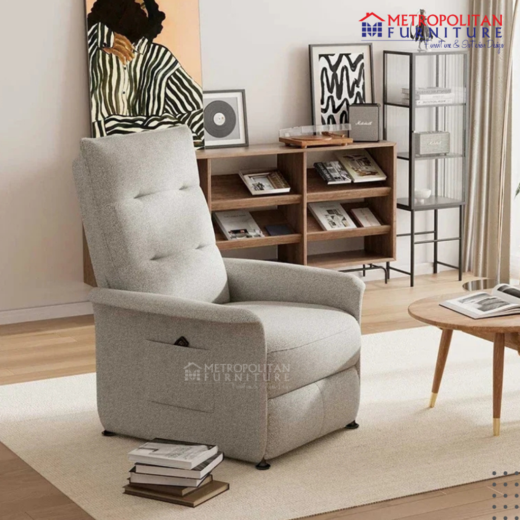 Jual Sofa santai Recliner kursi santai Reclining 1 Seat ruang tamu ...