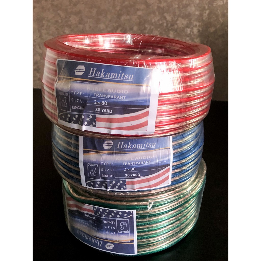 Jual KABEL LISTRIK TRANSPARAN KABEL SERABUT 2C X 50 / 0.12MM | Shopee Indonesia