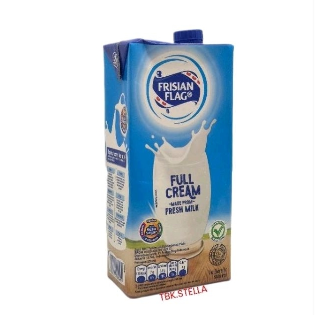 Jual SUSU UHT FULL CREAM FRISIAN FLAG 946 ML | Shopee Indonesia