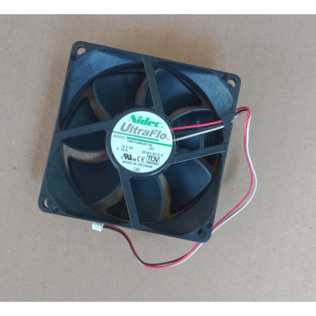 Jual Kipas Fan Server PC Exhaust Fan NIDEC UltraFlo T80T12MUA7-52 12V 0 ...