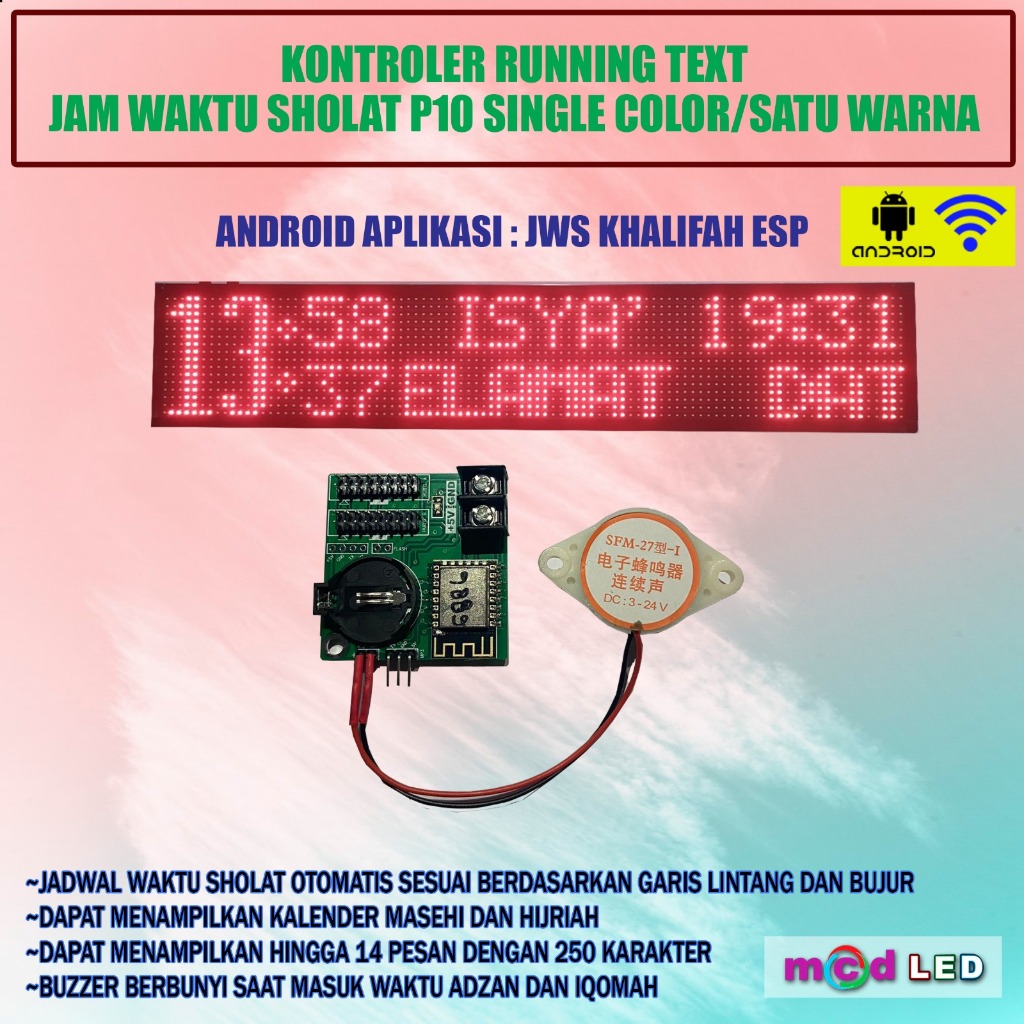 Jual KONTROLER JWS WIFI P10 SINGLE COLOR HUB 12 | Shopee Indonesia