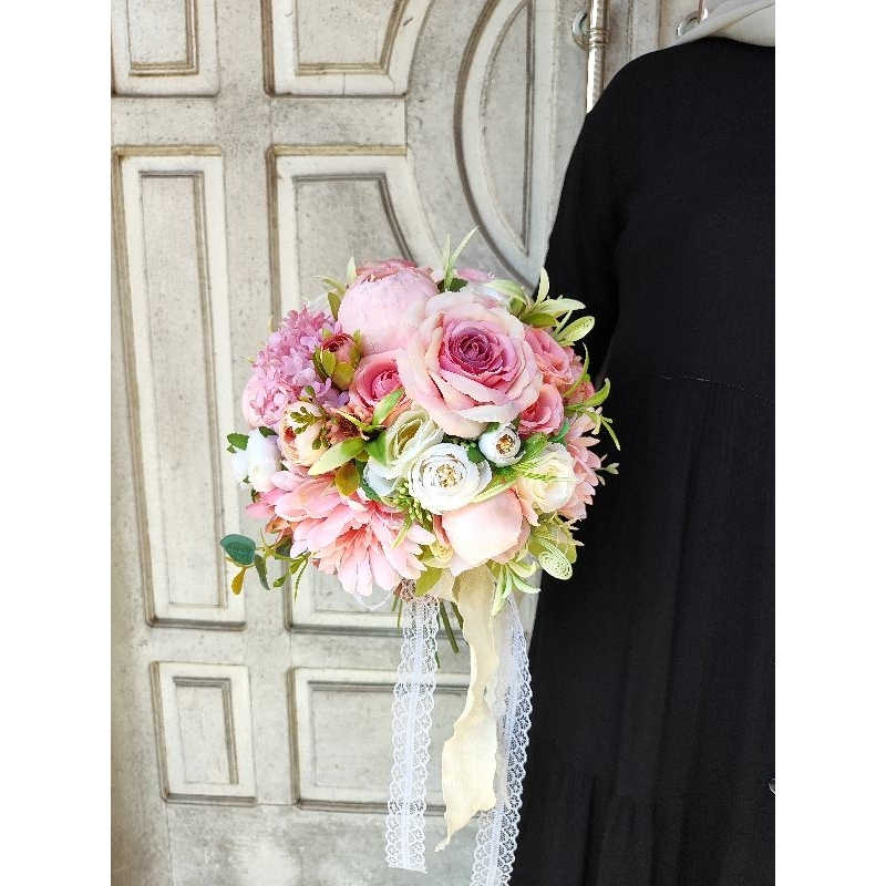 Jual HANDBOUQUET WEDDING hand bouquet wedding handbuket wedding bunga ...