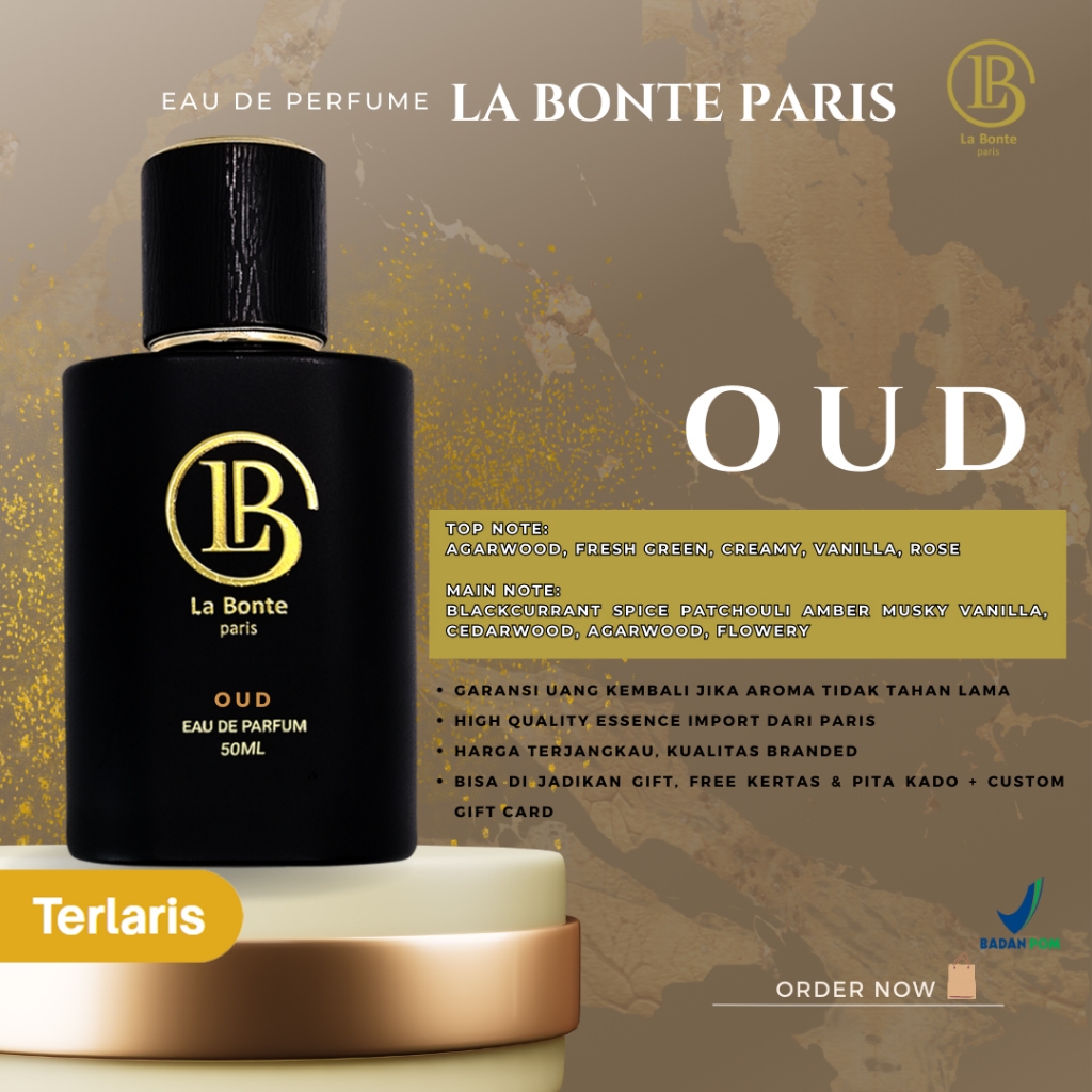 Jual La Bonte Oud Premium Perfume 50ml | Shopee Indonesia