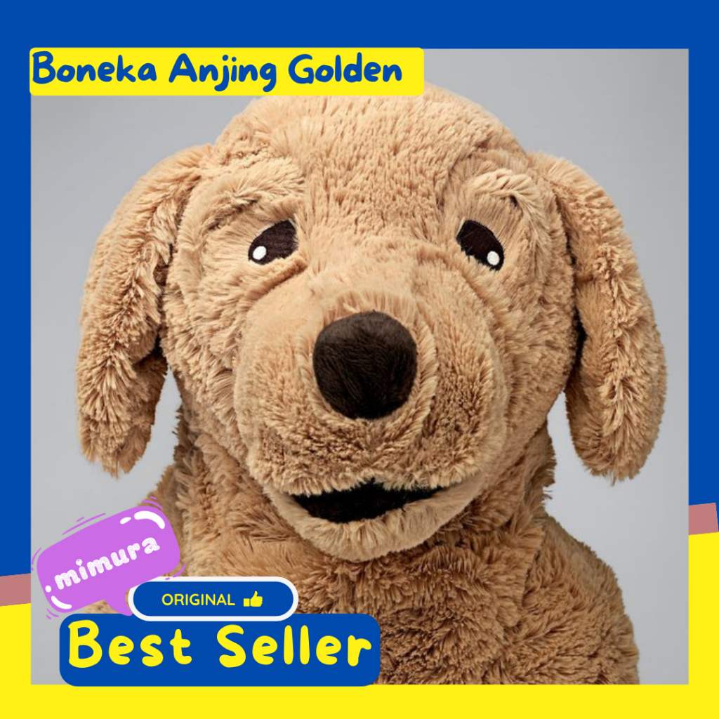 Jual Boneka Anjing Golden Doggy IKE Boneka Binatang | Shopee Indonesia
