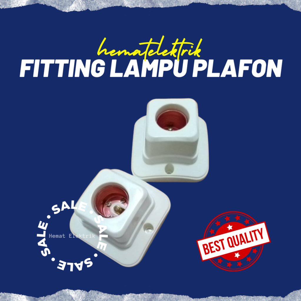 Jual Fitting Lampu Plafon Segi / Fitting Plafon E27 Berkualitas Murah ...