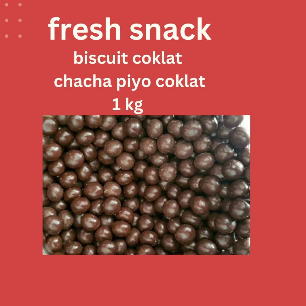 Jual BISCUIT CHACHA PIYO COKELAT CHOCOBALL MINI 1KG CEMILAN KILOAN ...