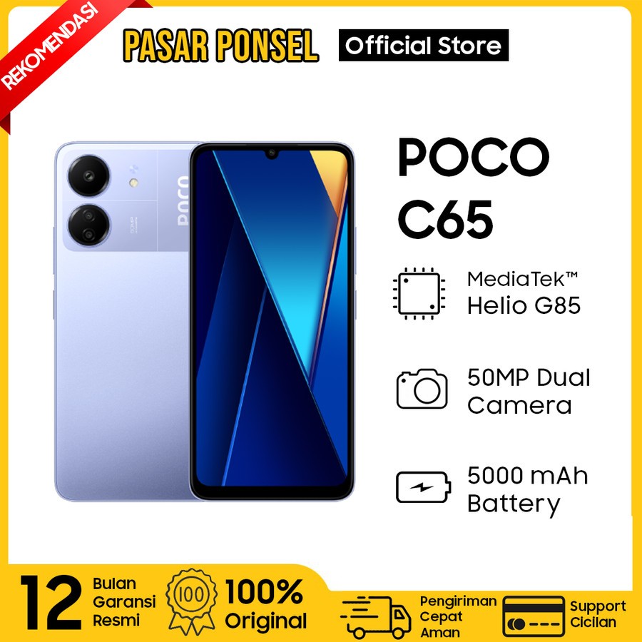 Jual XIAOMI POCO C65 8/256 GB GARANSI RESMI XIAOMI INDONESIA TERMURAH ...