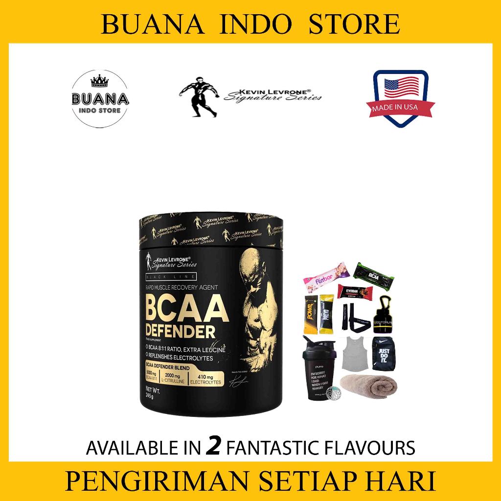 Jual Kevin Levrone Black BCAA DEFENDER 225g | Muscle Recovery Otot 25 ...