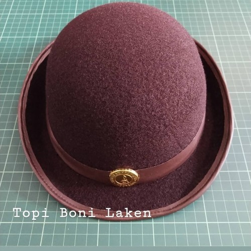 Jual Topi Boni Pramuka Putri Untuk SD SMP SMA Bahan Laken Tebal dan ...