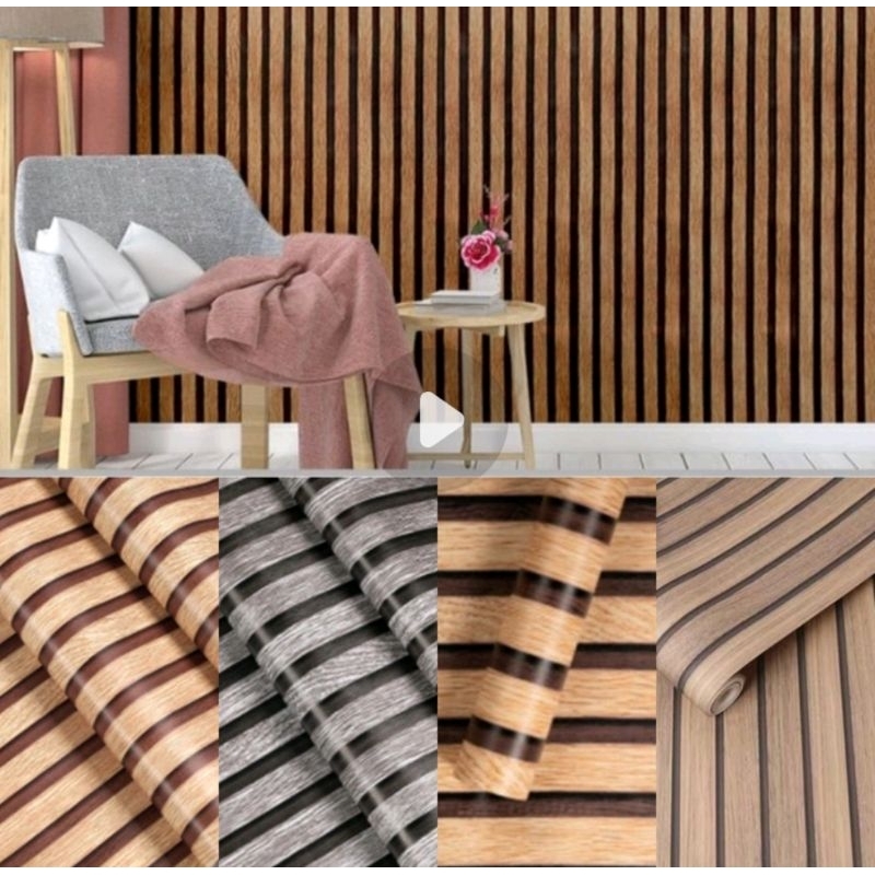 Jual Wallpaper Panel Dinding Wallpaper Dinding Panel Kayu Stiker ...