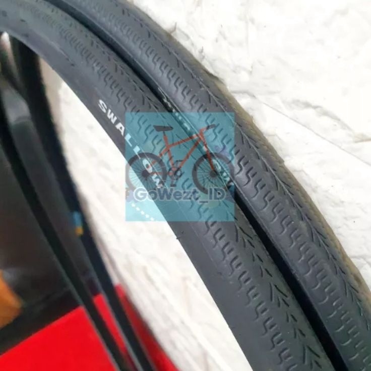 Jual Ban Luar Sepeda Ukuran 7 x 23c Swallow Deli Tire Hitam S195 Fixie Balap Road Bike High ...