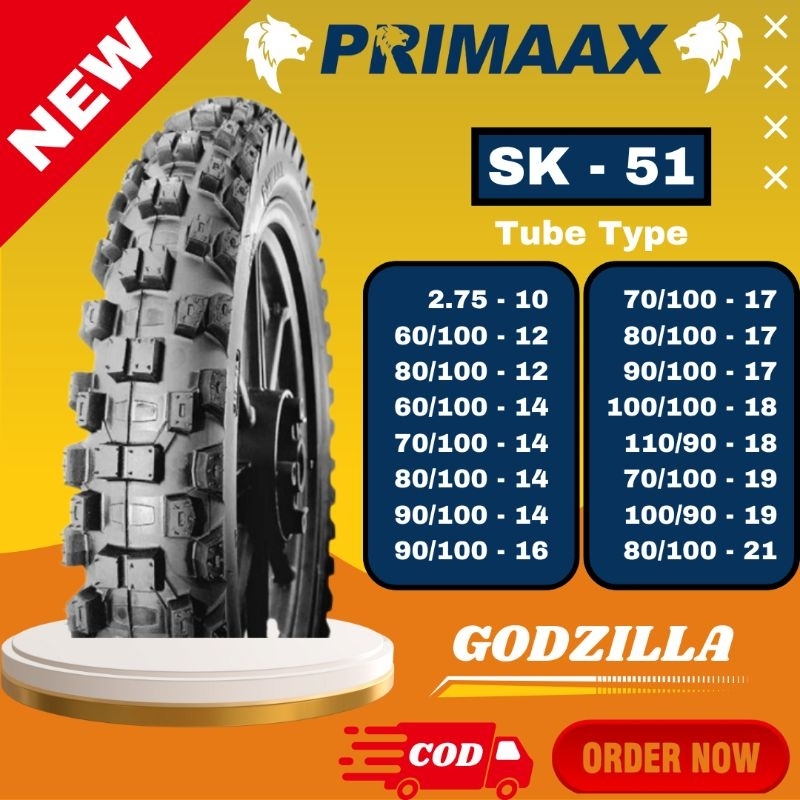 Jual BAN PRIMAAX SK-51 RING 10 12 16 17 18 19 21BAN TRAIL/BAN CROSS ...