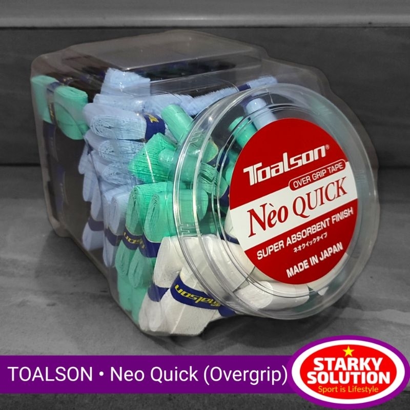 Jual Grip TOALSON NEO QUICK Raket Tenis Badminton Squash Overgrip ...