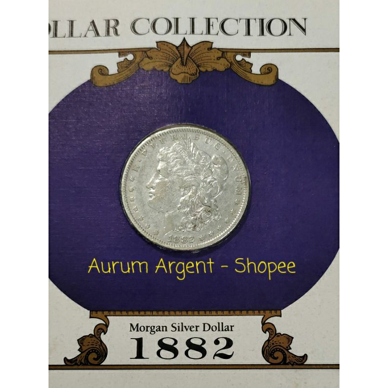 Jual S^SHP.4S-- The US Silver Collection - Morgan Silver & Stamp ...