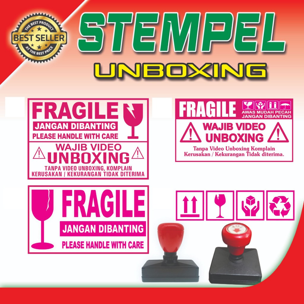 Jual STEMPEL UNBOXING DESIGN BAGUS DAN MURAH | Shopee Indonesia
