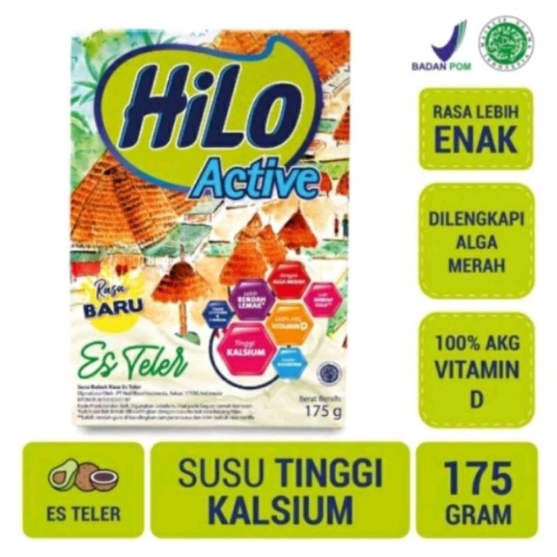 Jual Susu Hilo Active Rasa Es Teler 175g | Shopee Indonesia