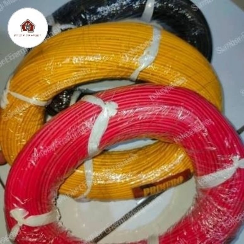 Jual Kabel NYAF primero 1mm merah kuning hitam biru - 100 meter/roll ...