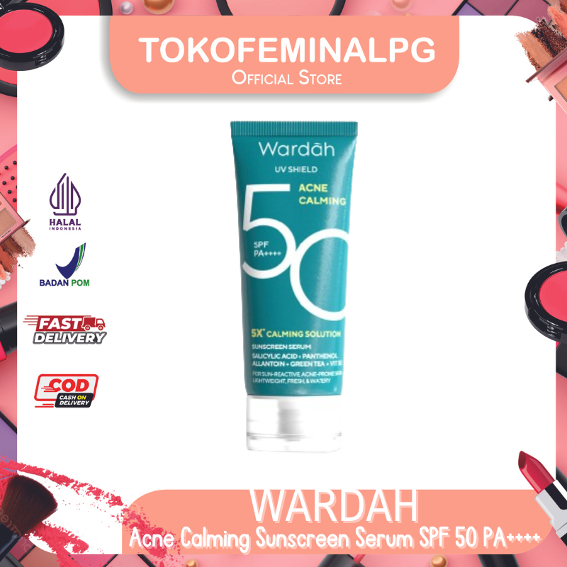 Jual Wardah UV Shield Acne Calming Sunscreen Serum SPF 50 PA ...