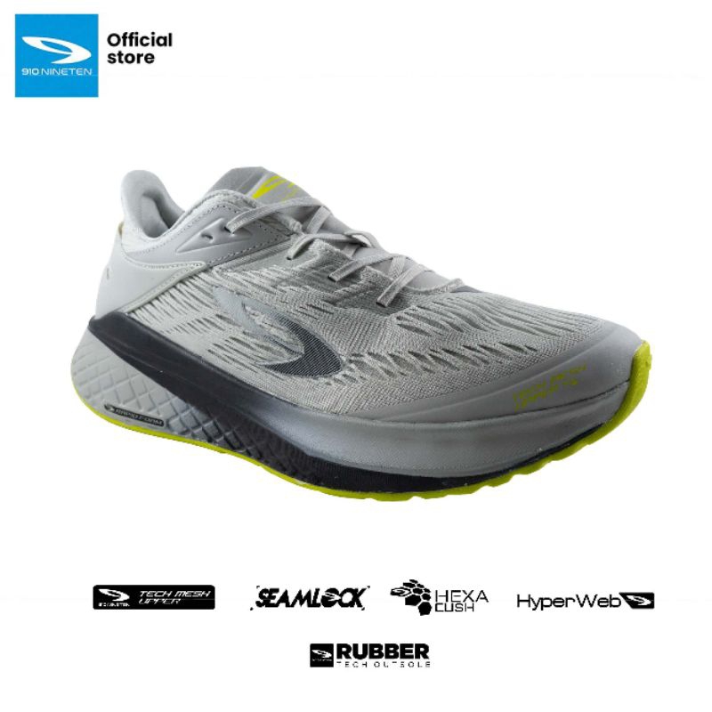 Jual 910 nineten Sepatu lari /Running original KANZAKI 1.0 - ABU HITAM ...