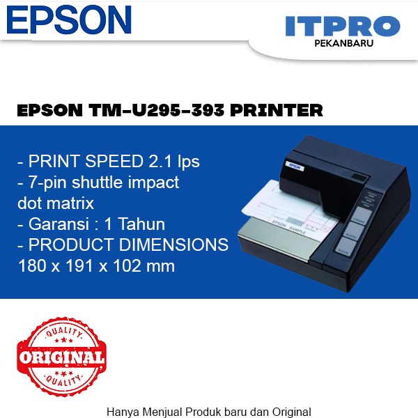 Jual EPSON TM-U295-393 PRINTER SLIP | Shopee Indonesia