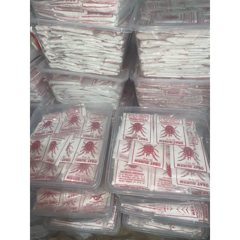 Jual Obat gurem 1 Toples Isi 100pc Berat 2,5kg isi pasti penuh | Shopee ...