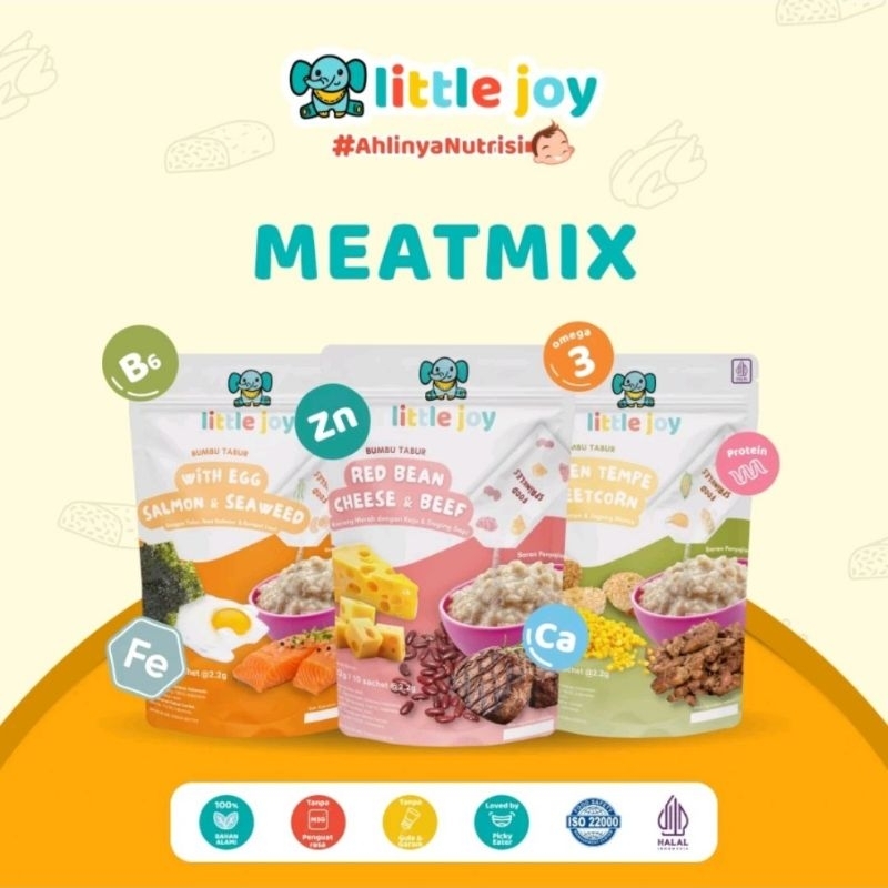 Jual BB BOOSTER LITTLE JOY MEATMIX 10 SACHET - BUBUK TABUR MPASI BAYI ...