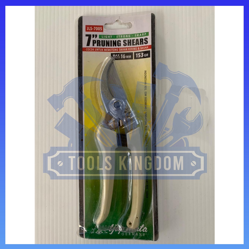 Jual Gunting Dahan Cap MATA 7" -Tjap MATA Gunting Dahan Model Jepang 7" - Pruning Shears Eye ...