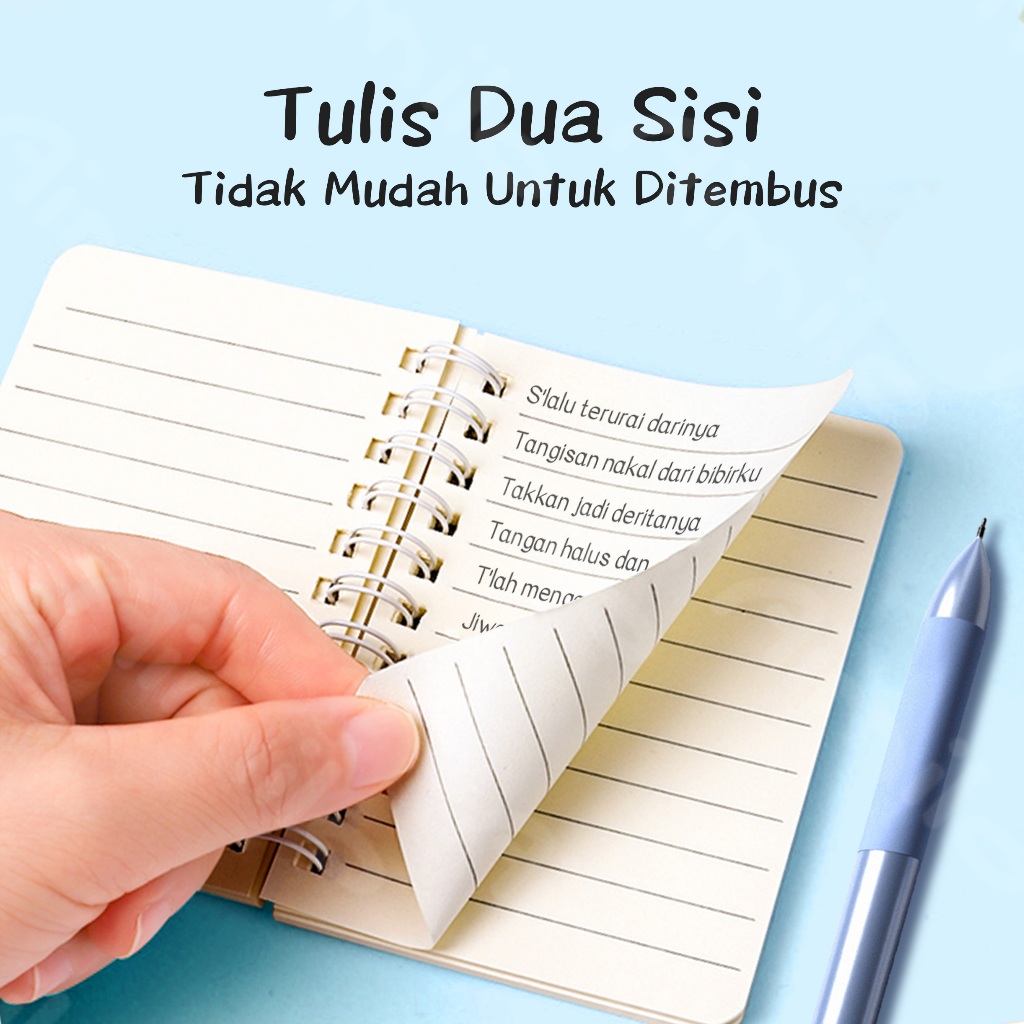 Jual Aimilo Notebook Mini A7 4in1 Set Buku Diary Aesthetic Buku Kecil ...