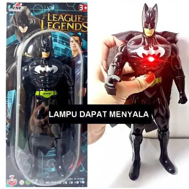 Jual MAINAN ANAK FIGURE BATMAN ACTION (ADA LAMPU DIBAGIAN DADA ...