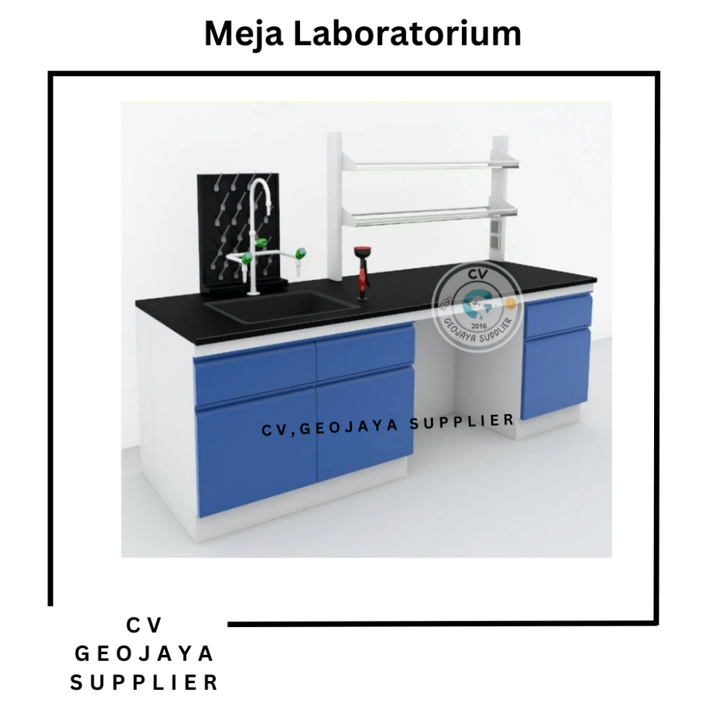 Jual Meja Laboratorium - Island Bench Ukuran 1200 x 850 x 1000 mm ...