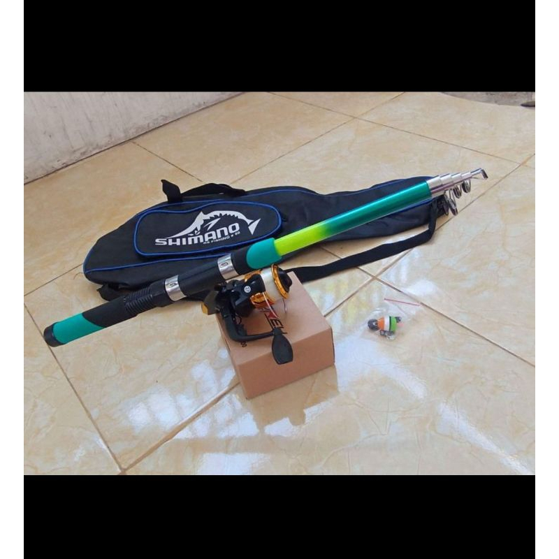 Jual set pancing 1,8 meter free tas | Shopee Indonesia