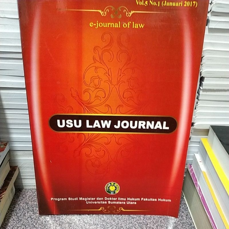 Jual USU LAW JOURNAL bekas | Shopee Indonesia