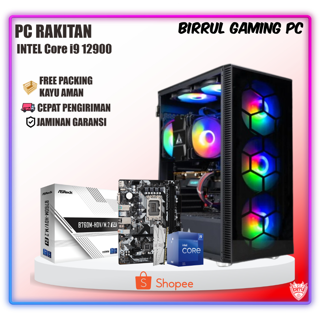 Jual Pc server I9 12900 I Ram 32gb I NVME 512GB | Shopee Indonesia