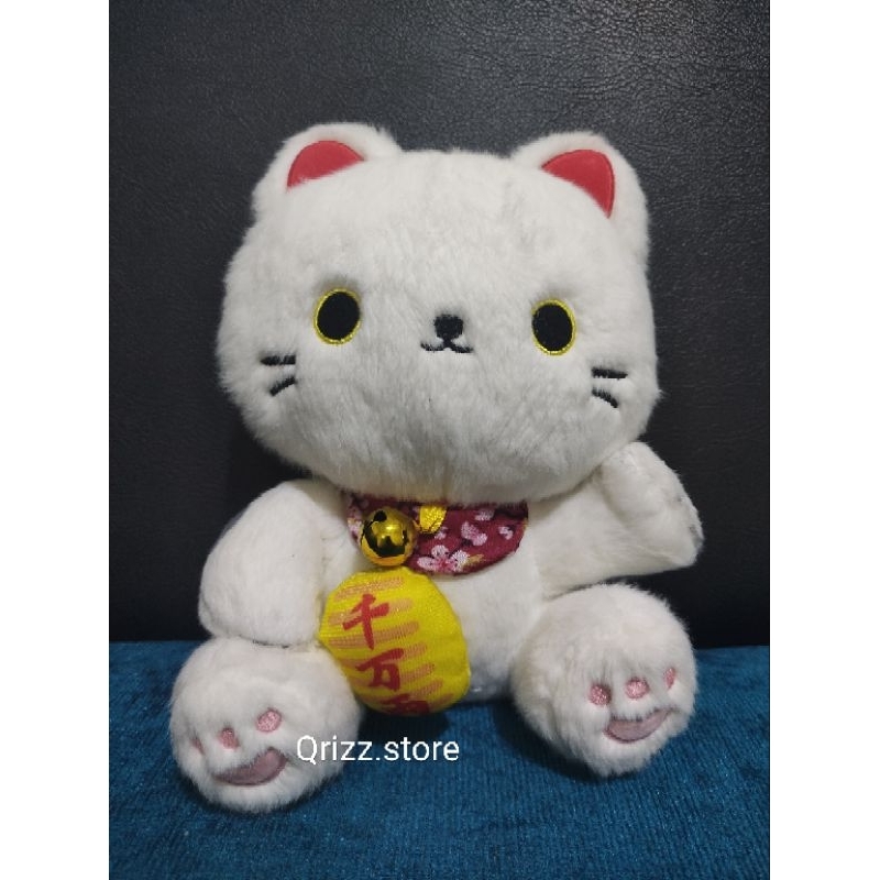 Jual Boneka Kucing Hoki Putih Funclaw Ori ( lucky Cat) | Shopee Indonesia