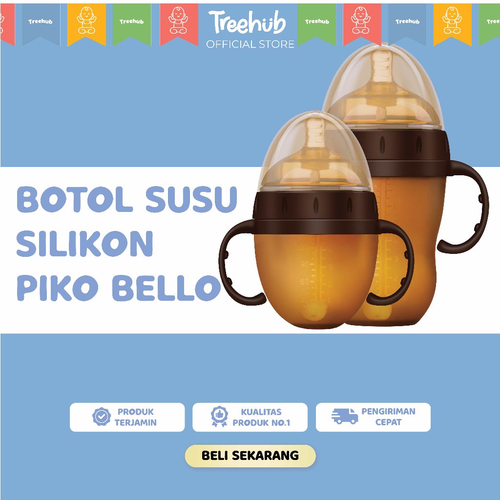 Jual Treehub Botol Susu Bayi Anti Colic Dot Silicone Food Grade Anti ...