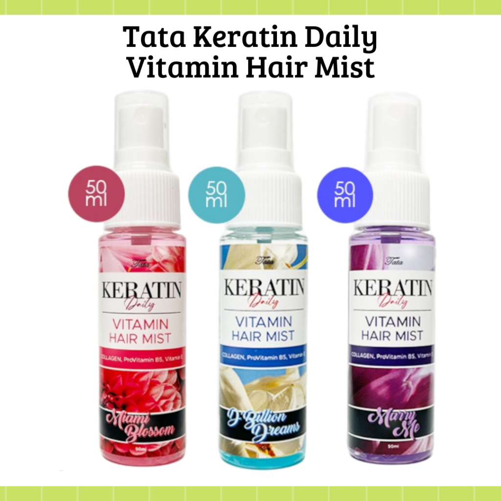 Jual Tata Keratin Daily Vitamin Hair Mist 50ml/Serum Rambut | Shopee ...