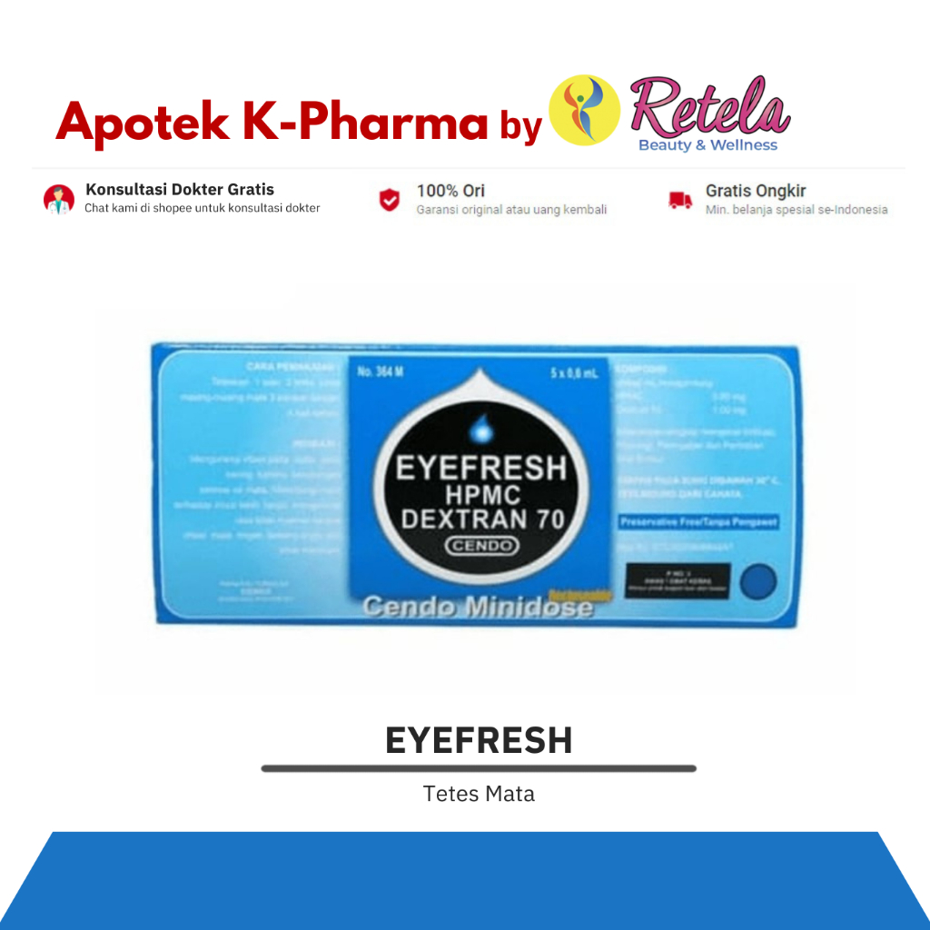 Jual CENDO EYE FRESH 0.6 ML / TETES MATA | Shopee Indonesia