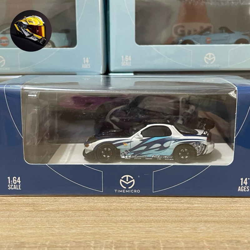 Jual time micro diecast mini scale mazda RX7 with figure skala 1/64 ...