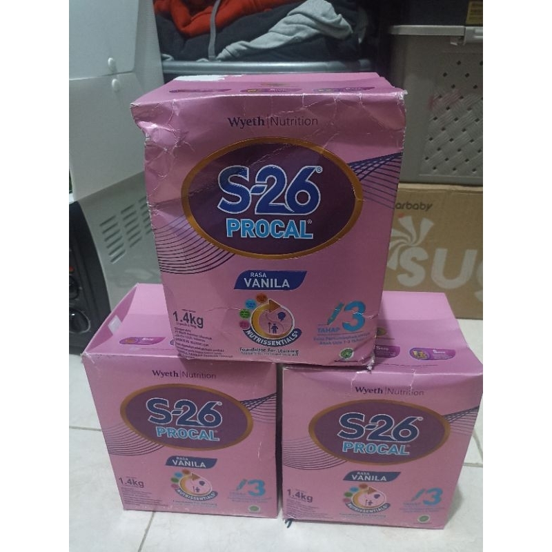 Jual S-26 Procal Vanila Kemasan Pouch 1,4kg 3Dus | Shopee Indonesia