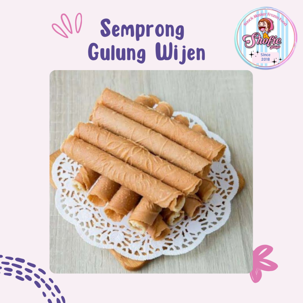 Jual Semprong Gulung Wijen 250gr | Shopee Indonesia