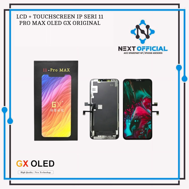 Jual Lcd + Touchscreen Ip Seri 11 Pro Max Oled Gx Fullset Original 100% ...