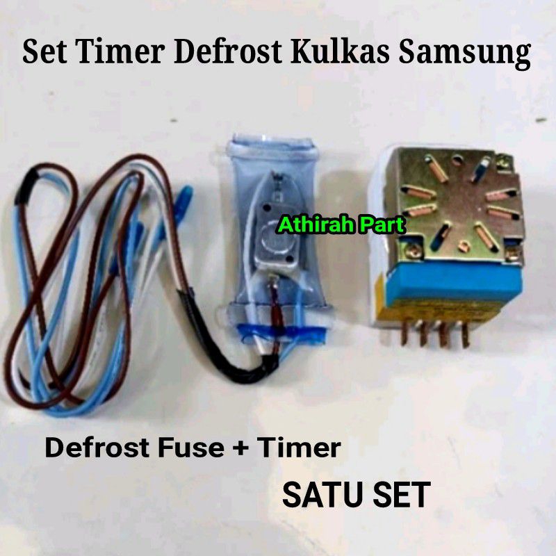 Jual Satu Set Timer Defrost Fuse Kulkas Samsung 2 Pintu | Shopee Indonesia