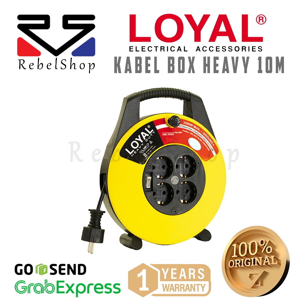 Jual Loyal Kabel Roll 10 Meter Saklar Box Terminal Heavy Duty Listrik ...