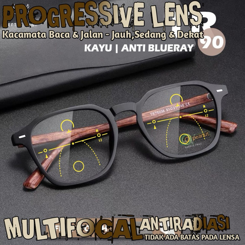Jual Kacamata Progresif (PROGRESSIVE) Antiradiasi Pria/Wanita ...